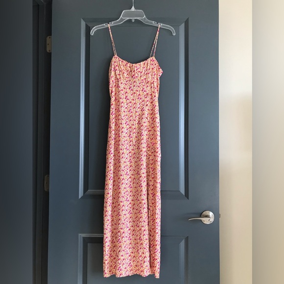 Zara | Dresses | Zara Floral Midi Dress | Poshmark